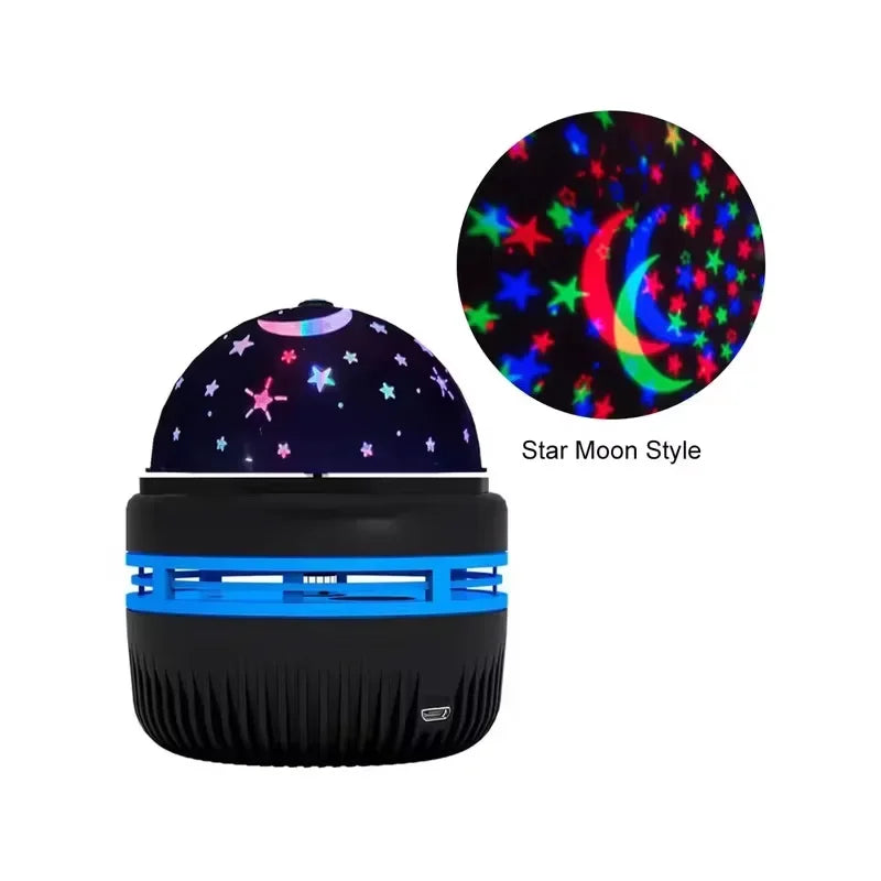 LED Starry Sky Night Lights USB Projector Lamp Magic Ball Moon Star Ch ...